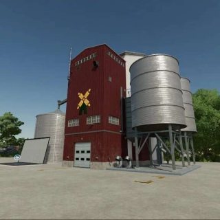 Grain Mill Extended v1.0 FS22 Mod | Farming Simulator 22 Mod