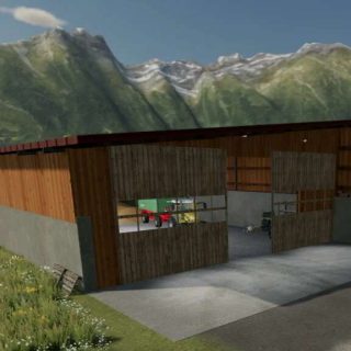 Hall With Cooling Chamber v1.0 FS22 Mod | Farming Simulator 22 Mod