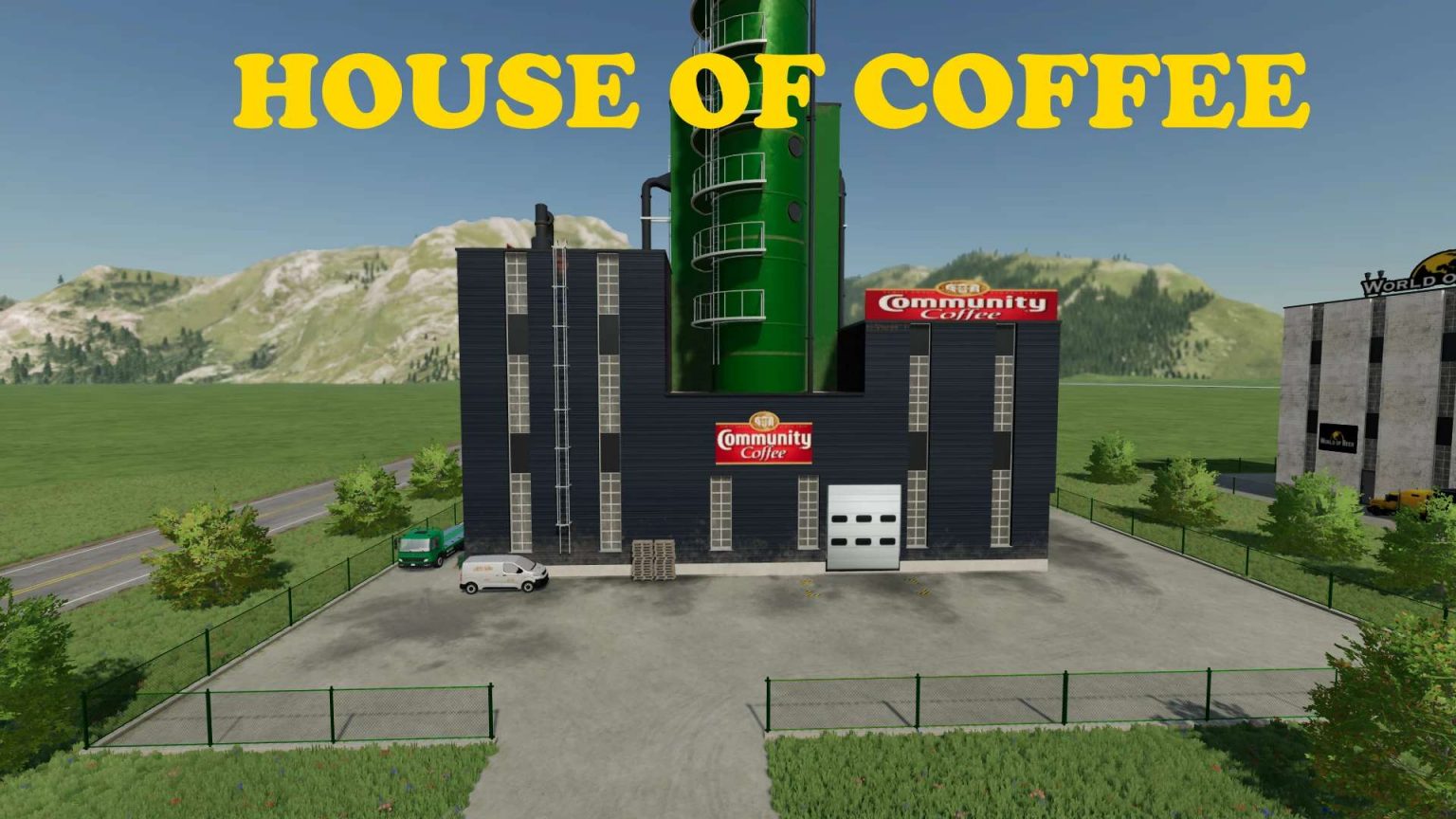 House Of Coffee V1.0 FS22 Mod | Farming Simulator 22 Mod