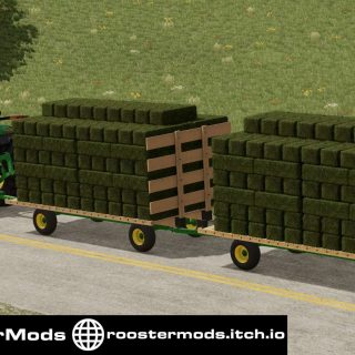 John Deere 1075 Hay Wagon V1.0 FS22 Mod | Farming Simulator 22 Mod