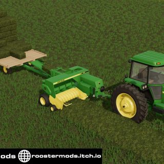 John Deere 348 Baler v1.0 FS22 Mod | Farming Simulator 22 Mod