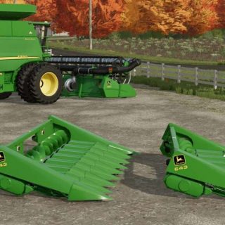 John Deere Corn Headers v1.0 FS22 Mod | Farming Simulator 22 Mod