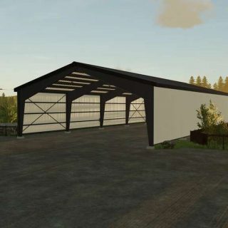Large Metal Pavilion v1.0 FS22 Mod | Farming Simulator 22 Mod