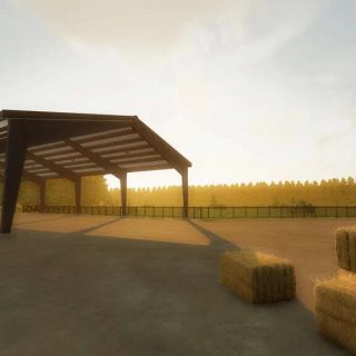 Large Metal Pavilion v1.0 FS22 Mod | Farming Simulator 22 Mod