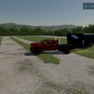 Load King Enclosed Trailer v1.0 FS22 Mod | Farming Simulator 22 Mod