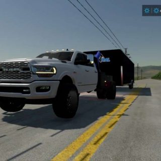 Load King Enclosed Trailer v1.0 FS22 Mod | Farming Simulator 22 Mod