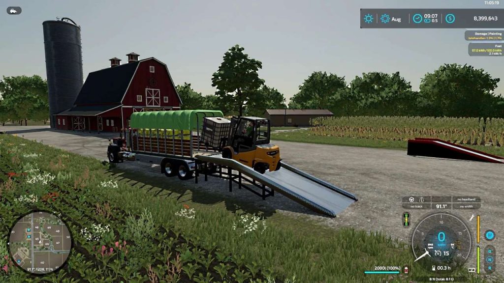 Loading Ramps v1.0 FS22 Mod | Farming Simulator 22 Mod