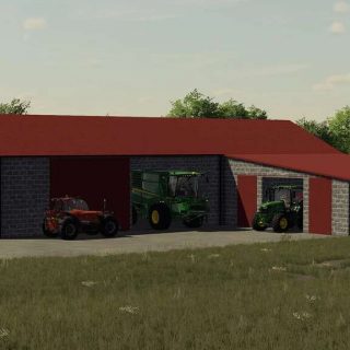 Machine Hall v1.0 FS22 Mod | Farming Simulator 22 Mod