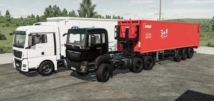 MAN TGX 26.640 Platform v1.0.0.1 FS22 - Farming Simulator 22 Mod | FS22 mod