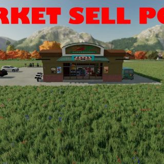 Market Sell Point V1.0.7 FS22 Mod | Farming Simulator 22 Mod
