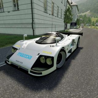 Mazda 787b 1991 - 24h du Mans v1.0 FS22 Mod | Farming Simulator 22 Mod