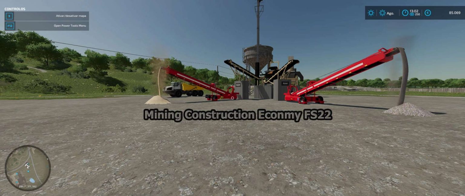 MINING CONSTRUCTION ECONOMY V5.1 FS22 Mod | Farming Simulator 22 Mod