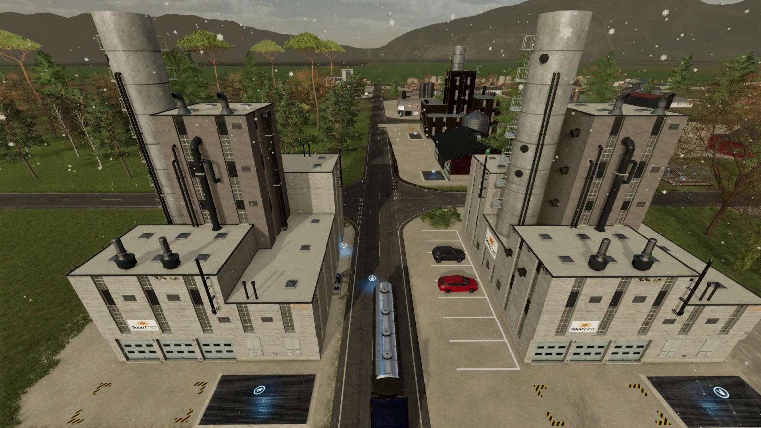 Oil Factory with Bulk Loading Facility V1.0 FS22 Mod | Farming ...
