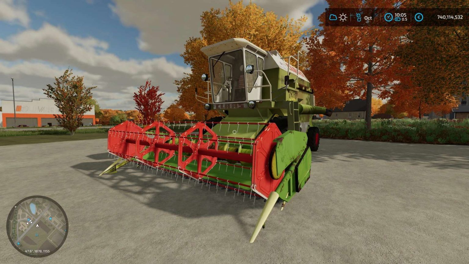 Old Claas Dominator v1.0 FS22 Mod | Farming Simulator 22 Mod