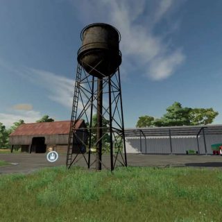 Old Water Tower v1.0 FS22 Mod | Farming Simulator 22 Mod
