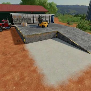 Placeable Ramp v1.0 FS22 Mod | Farming Simulator 22 Mod