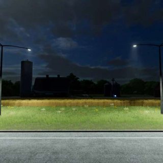 Placeable Street Lamps v1.0 FS22 Mod | Farming Simulator 22 Mod