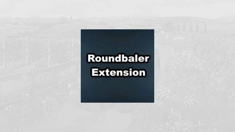 Round Baler Extension v2.0 FS22 Mod | Farming Simulator 22 Mod