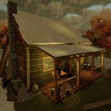 Rustic Cabin v1.0 FS22 Mod | Farming Simulator 22 Mod