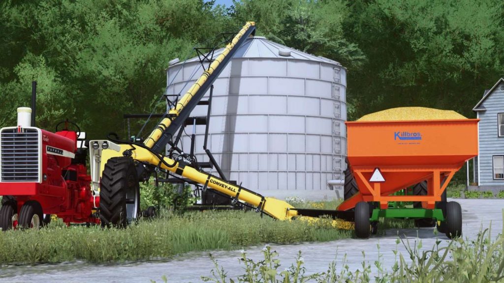 SilverShield 7000 Bushel Grain Bin v1.0 FS22 Mod | Farming Simulator 22 Mod