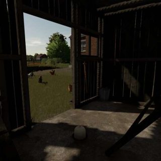 Small Wooden Chicken Coop v1.0 FS22 Mod | Farming Simulator 22 Mod