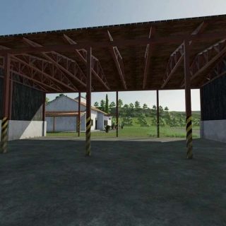 Steel Sheds Pack v1.0 FS22 Mod | Farming Simulator 22 Mod