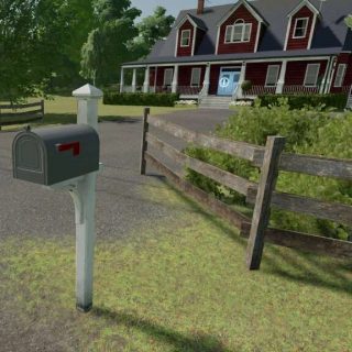 US Mailboxes v1.0 FS22 Mod | Farming Simulator 22 Mod