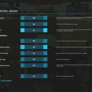 Vehicle Control Addon v1.1 FS22 Mod | Farming Simulator 22 Mod