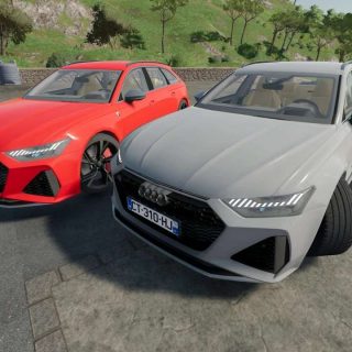 Audi RS6 Avant C8 v2.0 FS22 Mod | Farming Simulator 22 Mod
