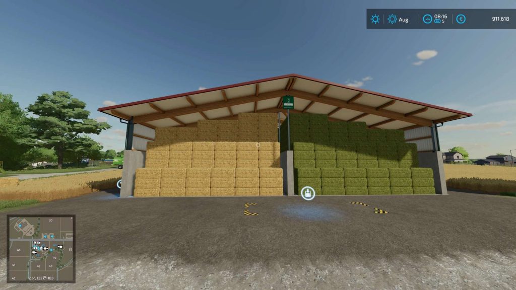 BALLENLAGER v1.1 FS22 Mod | Farming Simulator 22 Mod