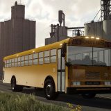 Blue Bird School Bus V1.0 FS22 Mod | Farming Simulator 22 Mod