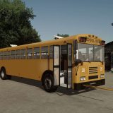 Blue Bird School Bus V1.0 FS22 Mod | Farming Simulator 22 Mod