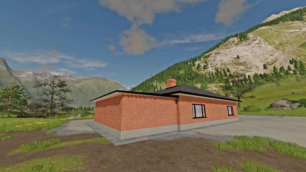 Brick House v1.0 FS22 Mod | Farming Simulator 22 Mod