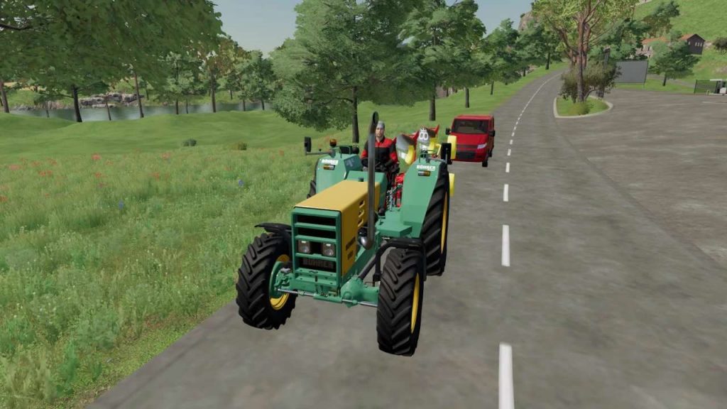 Bührer 6105 with beacon v1.0 FS22 Mod | Farming Simulator 22 Mod