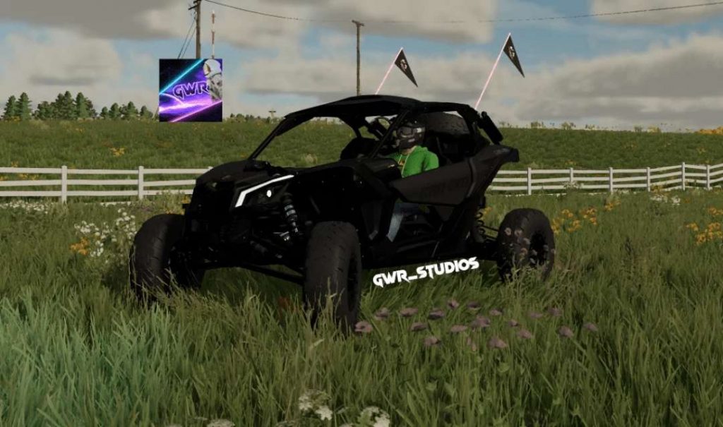 CAN AM Maverick whips converted v1.0 FS22 Mod | Farming Simulator 22 Mod