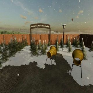 Christmas Market v1.0 FS22 Mod | Farming Simulator 22 Mod