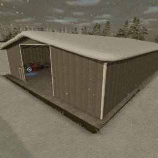 Extra Large Workshop v1.0 FS22 Mod | Farming Simulator 22 Mod
