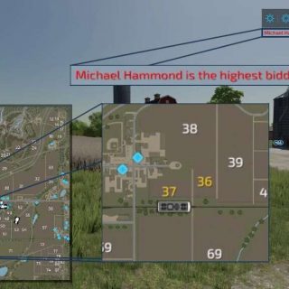 Farmland Auctions v1.0 FS22 Mod | Farming Simulator 22 Mod