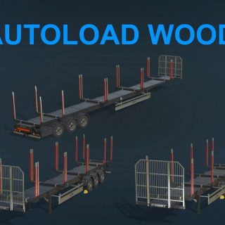 Fliegl Timber Runner Autoload Wood v1.1 FS22 Mod | Farming Simulator 22 Mod