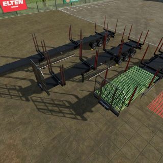 Fliegl Timber Runner Autoload Wood v1.1 FS22 Mod | Farming Simulator 22 Mod