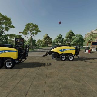 Bones Newholland baler Pack v1.0 FS22 Mod | Farming Simulator 22 Mod