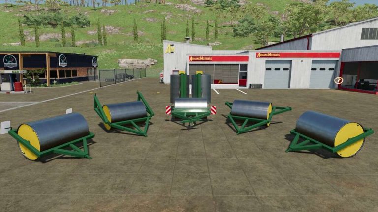 Heavy Meadow Rollers v1.1 FS22 Mod | Farming Simulator 22 Mod