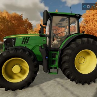 John Deere 6175R-6215R SIC v1.0 FS22 Mod | Farming Simulator 22 Mod