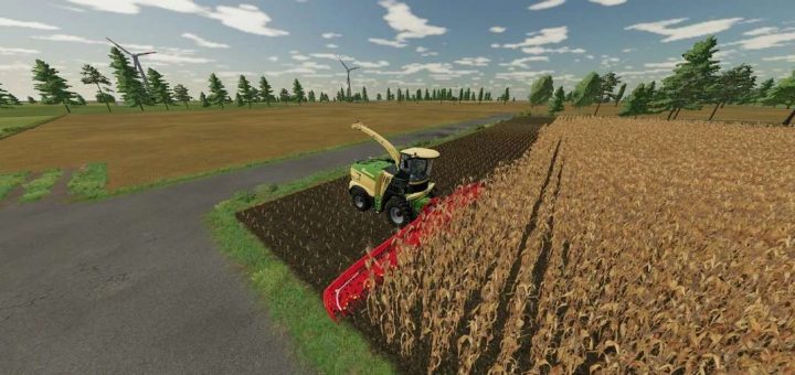 XXL corn cutter v1.0 FS22 - Farming Simulator 22 Mod | FS22 mod