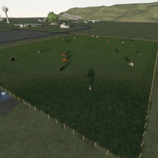 Large Cow Pen v1.0 FS22 Mod | Farming Simulator 22 Mod
