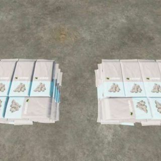 Liftable Pallet With Stones v1.0 FS22 Mod | Farming Simulator 22 Mod