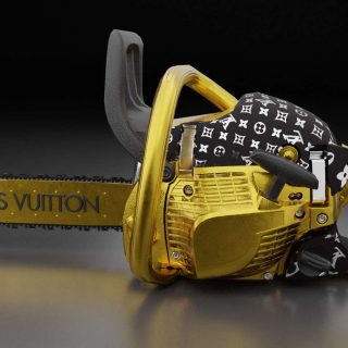 Louis Vuitton Chainsaw V1.0 FS22 Mod | Farming Simulator 22 Mod