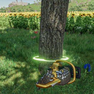 Louis Vuitton Chainsaw V1.0 FS22 Mod | Farming Simulator 22 Mod
