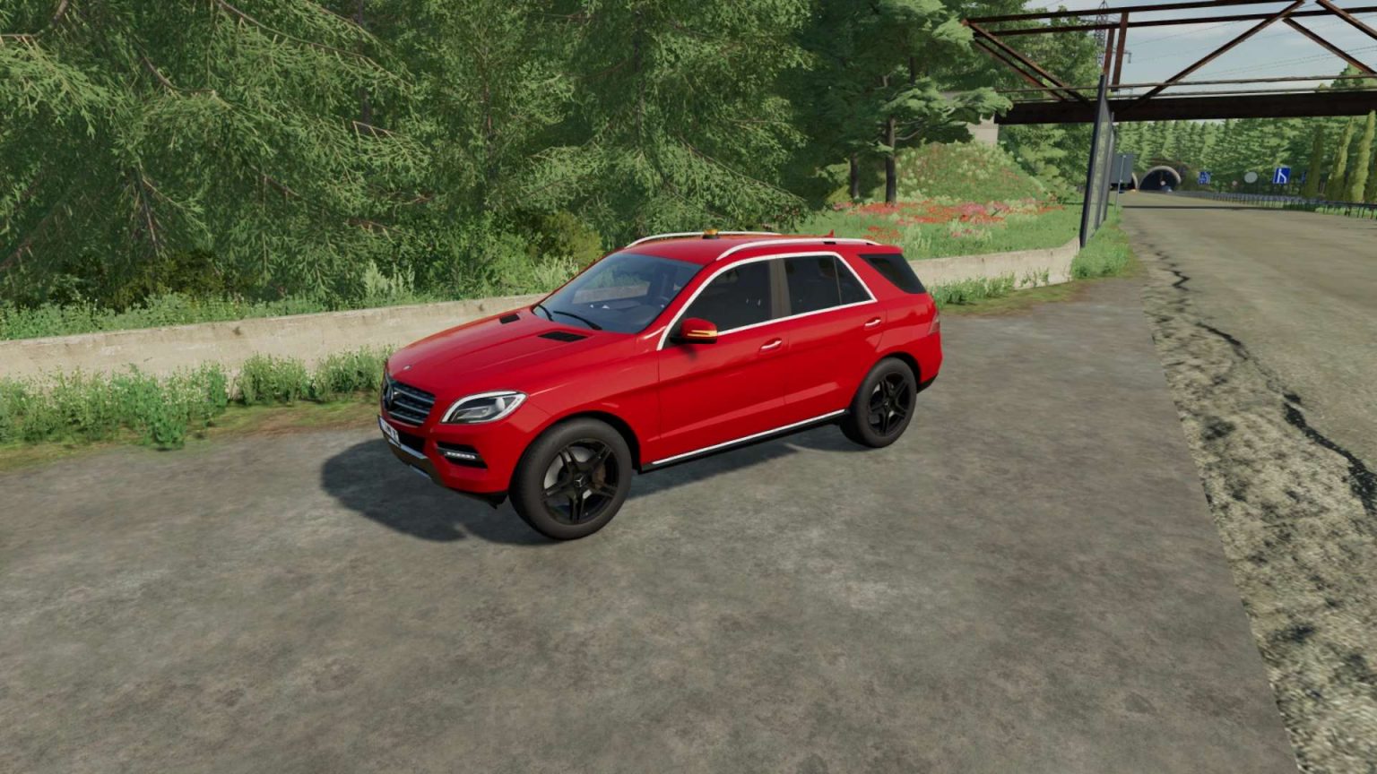 MERCEDES BENZ ML V1.0 FS22 Mod | Farming Simulator 22 Mod