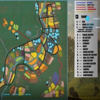 Middleburgh Map v1.1 FS22 Mod | Farming Simulator 22 Mod